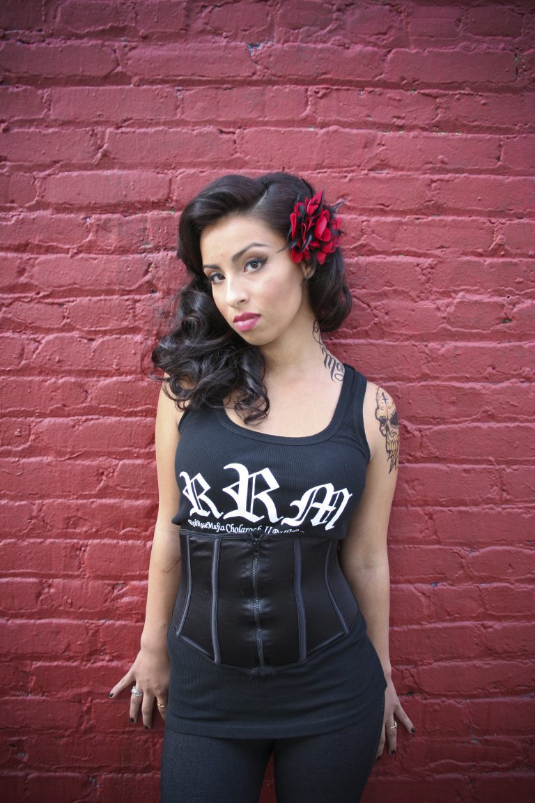 RRM White Logo-black tank - Red Rose Mafia